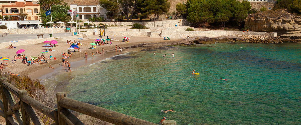Playa de La Fustera in Benissa: ausgezeichnet mit dem Preis Ecoplayas