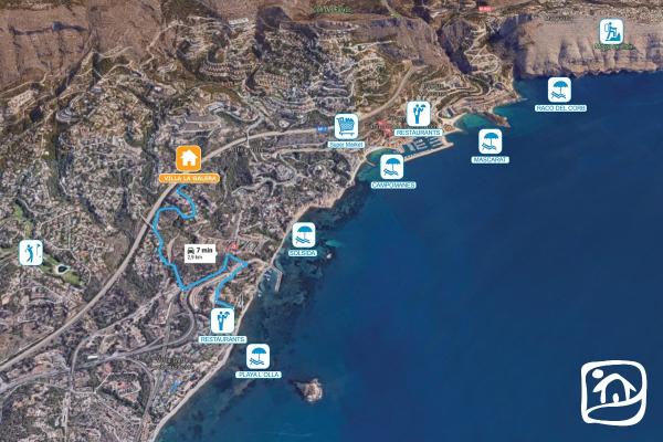 Poniente beach in Benidorm, one of the longest beaches